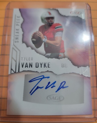 2023 SAGE ARTISTRY SNEAK PEAK AUTO TYLER VAN DYKE | eBay