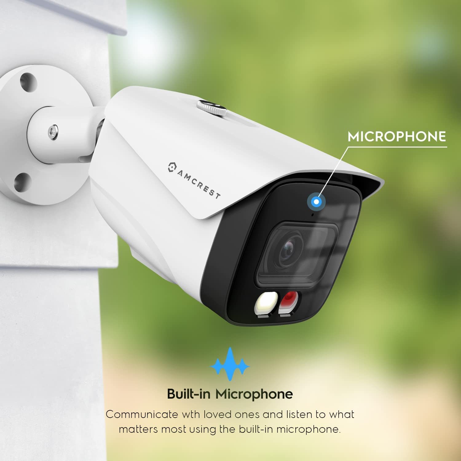 4K IP Poe AI Camera UltraHD 8MP Security Outdoor Camera, 49Ft Color ...