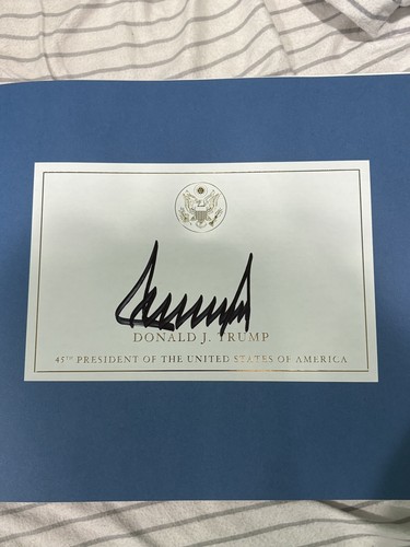Donald J. Trump Signed "SAVE AMERICA" Hardcover Book Autograph SOLD OUT ...