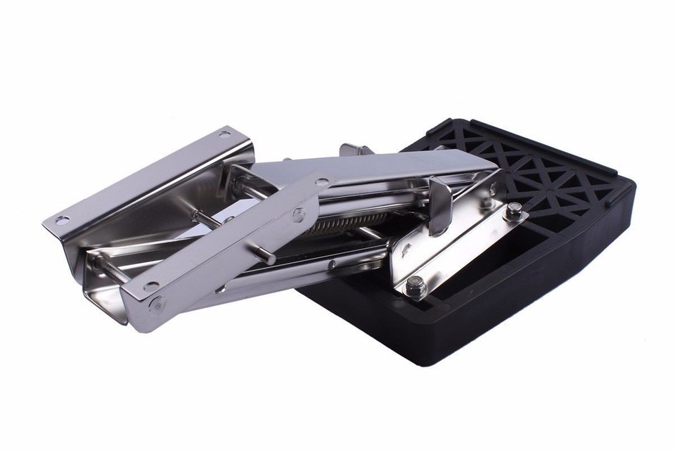 Outboard Kicker Motor Bracket Stainless Steel Heavy Duty Auxiliary Boat ...