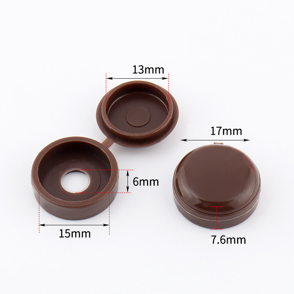 50PCS Fold Hinged Screw Cap Cover Cap Furniture Prevent The Screws From ...