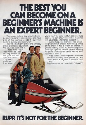 1973 Rupp Magnum Snowmobile Original Color Print Ad | eBay