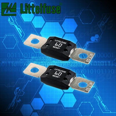 2pcs GENUINE LITTELFUSE MEGA FUSE 60A AMP FUSES DUAL BATTERY BATTERIES ...