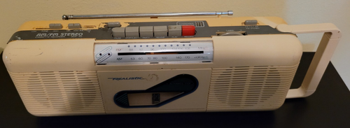 Vintage Realistic SCR-40 AM/FM Cassette Recorder Radio Shack Model 14 ...