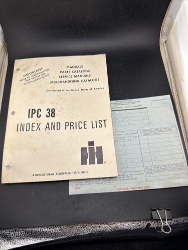 international harvester IPC Manual | eBay