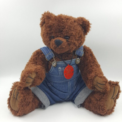 Teddy Bears Stuffed Animals Bear Build A Bear Collectibears Overalls ...