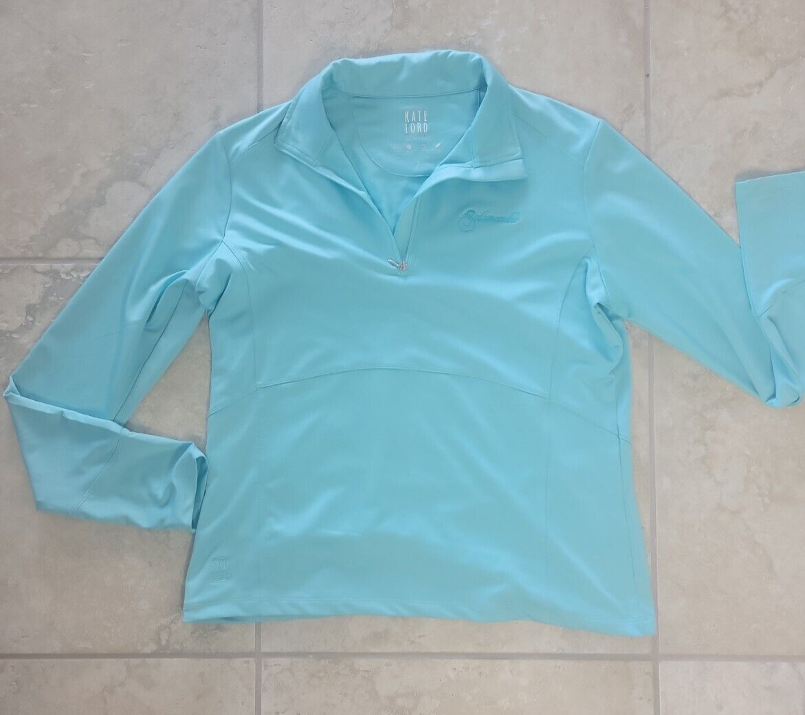 Kate Lord Performance Golf Quarter Zip Top Women Sz Large Pullover ...