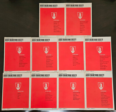 AES Journal Of The Audio Engineering Society 1983 Volume 31 COMPLETE ...