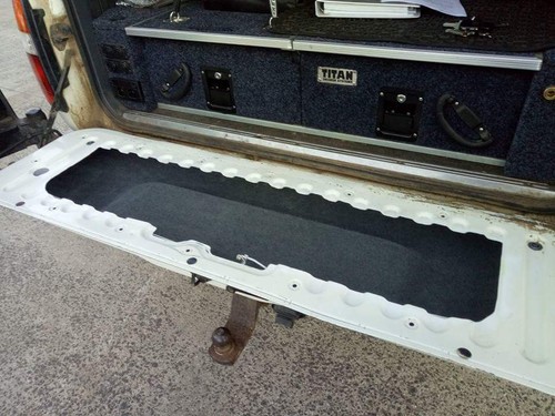 FJ80 tailgate storage fzj80 fj80 lx450 rear draw with marine carpet | eBay