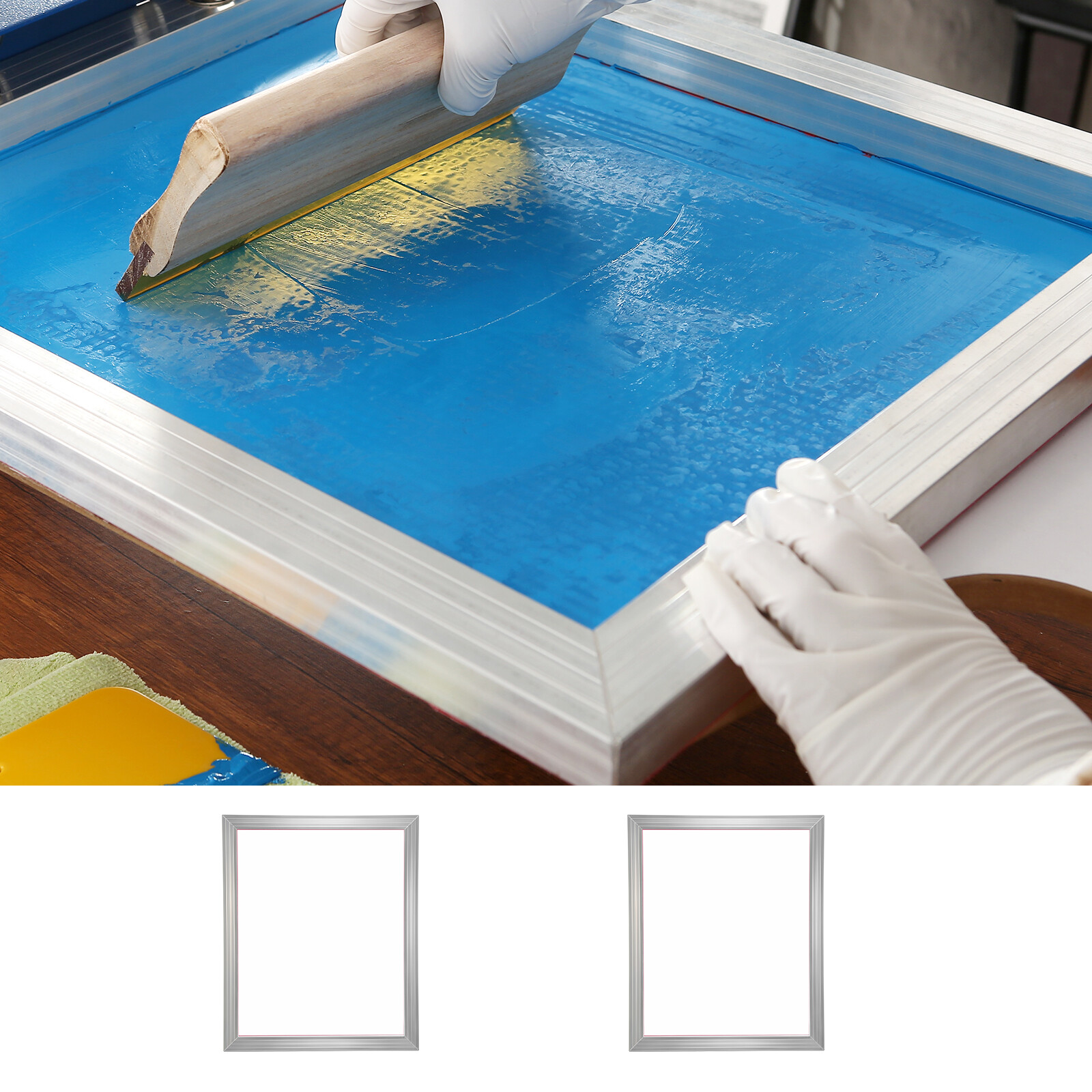 VEVOR 2 Pack 20"x24" Aluminum Frame Silk Screen Printing Screens with ...