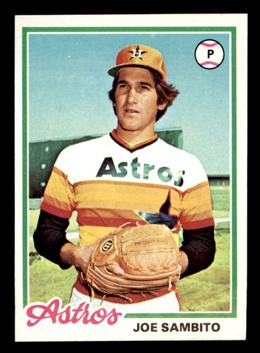 1978 Topps Baseball #498 Joe Sambito NM *d2 | eBay