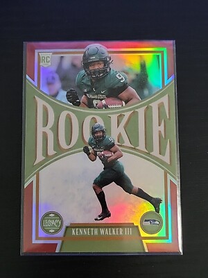 2022 Legacy Rookie RC Premium Ruby Kenneth Walker III /50 Seahawks SP ...