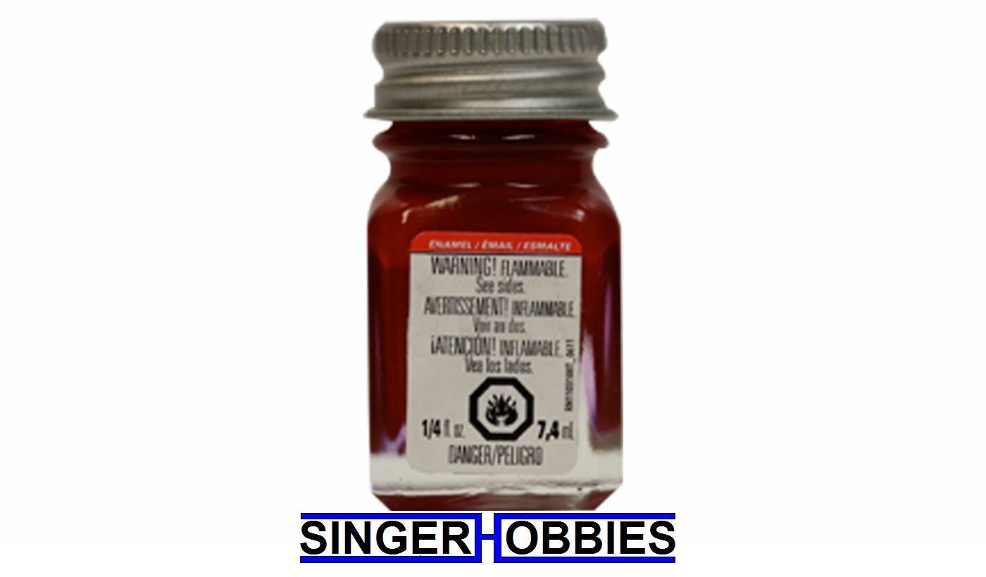 Testors 1104TT Enamel 1/4 oz Dark Red Paint NEW SEALED TES1104TT HH | eBay