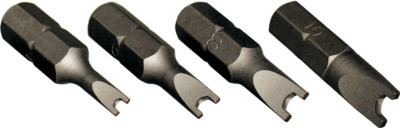 5 Piece Spanner (Snake Eyes) Insert Bits T&E Tools 91203 | eBay