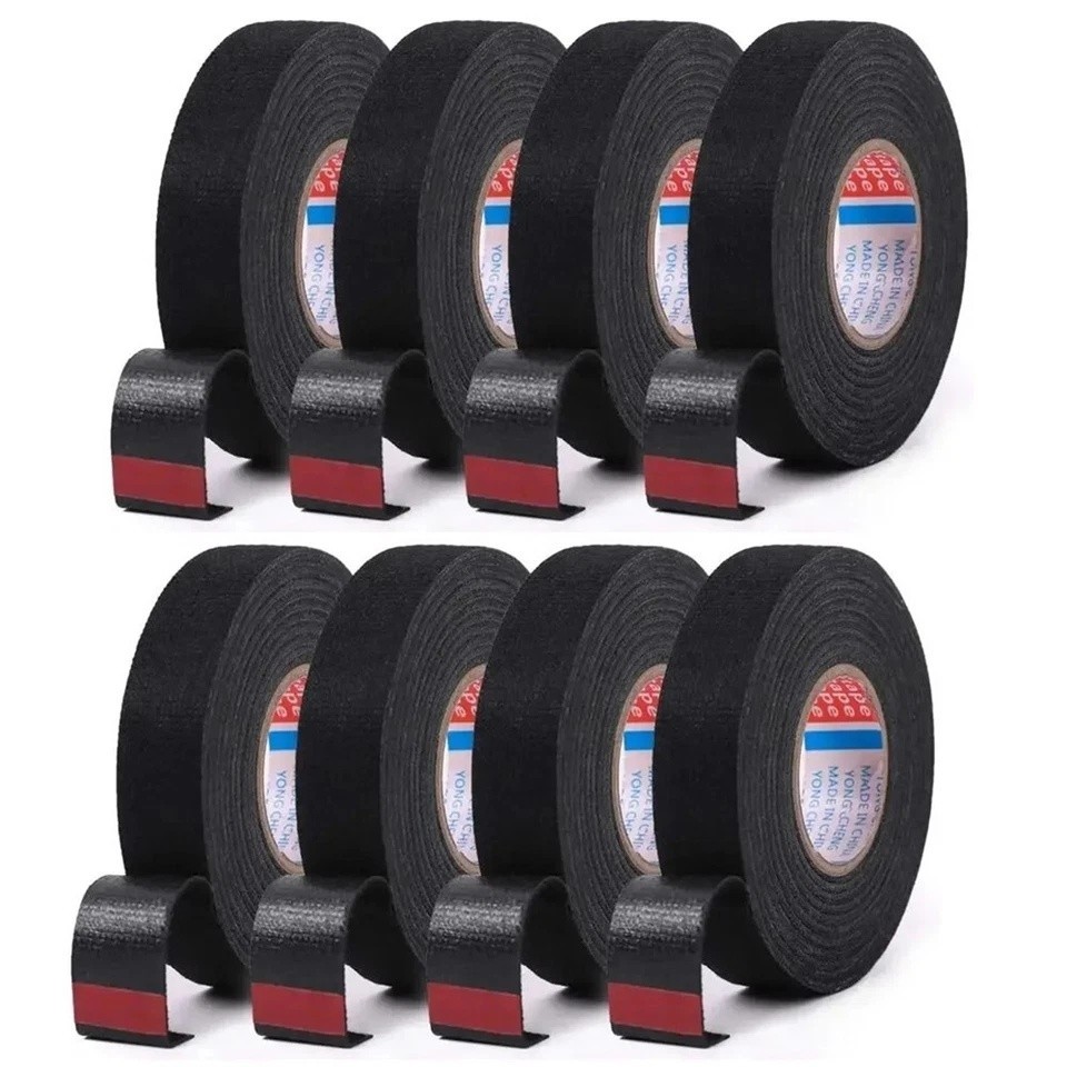 8 Rolls Cloth Tape Wire Electrical Wiring Harness Car Auto SUV truck ...