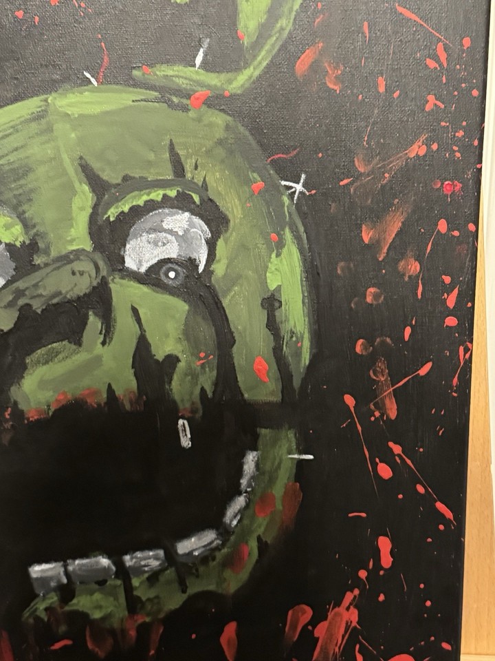 Five Night’s at Freddy’s Springtrap Custom Painting | eBay