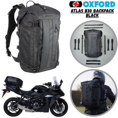 Oxford Atlas B30 Advanced Backpack Modular Motorcycle Bike Luggage Bag ...