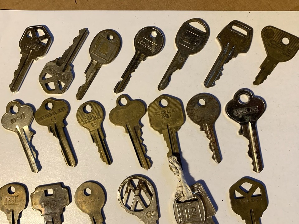 Vintage 38pc Key Lot Volkswagen GM Etc | eBay