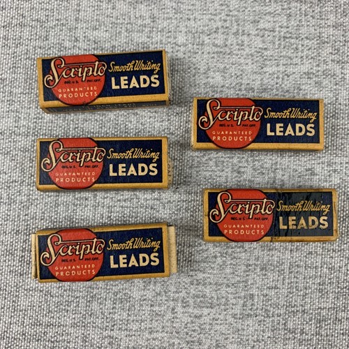 Vintage Scripto Smooth 1 3/8" Writing Leads For Mechanical Pencil Lot ...