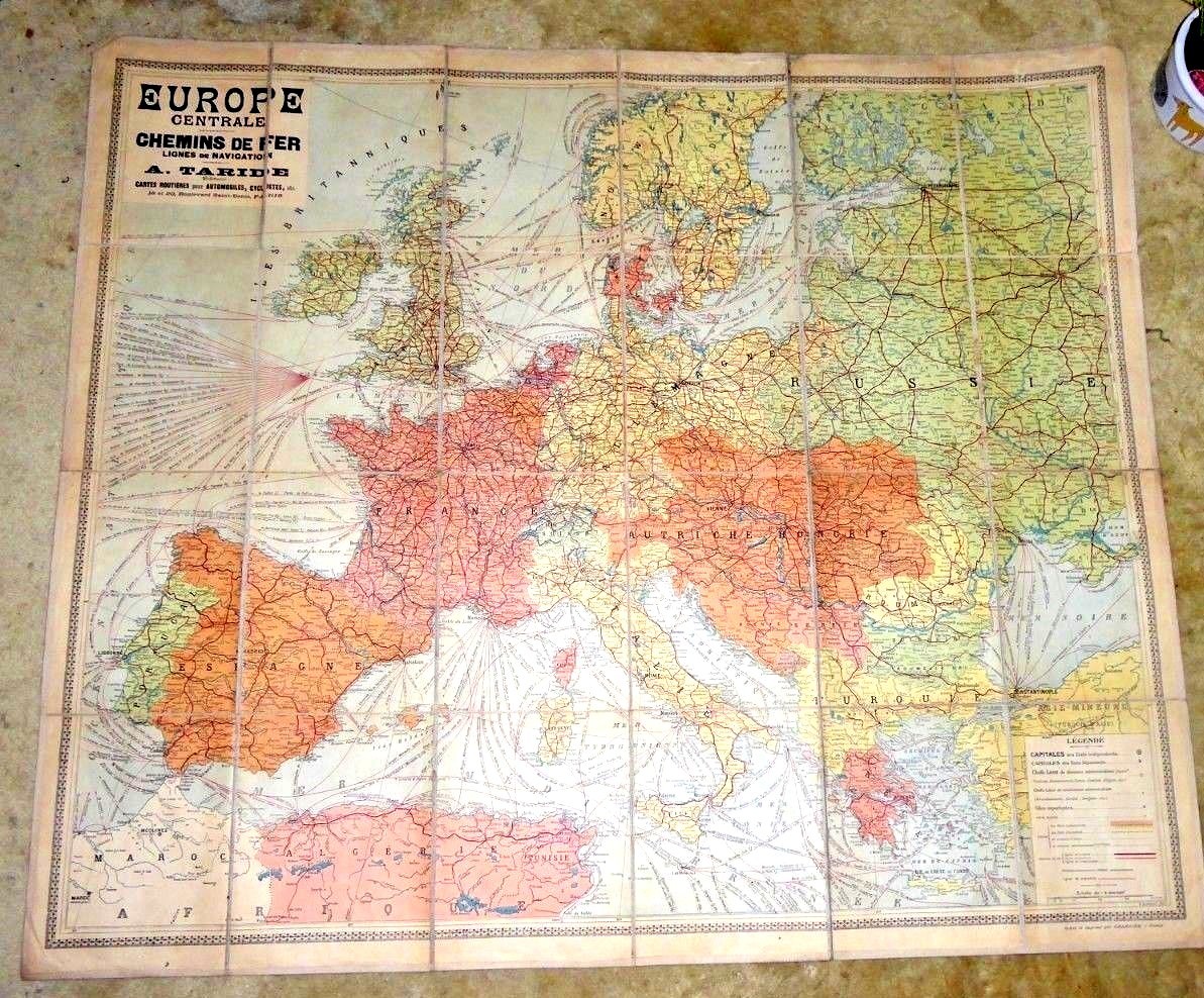 Europe Map Of Early 1900s Tarih'den Bugün'e