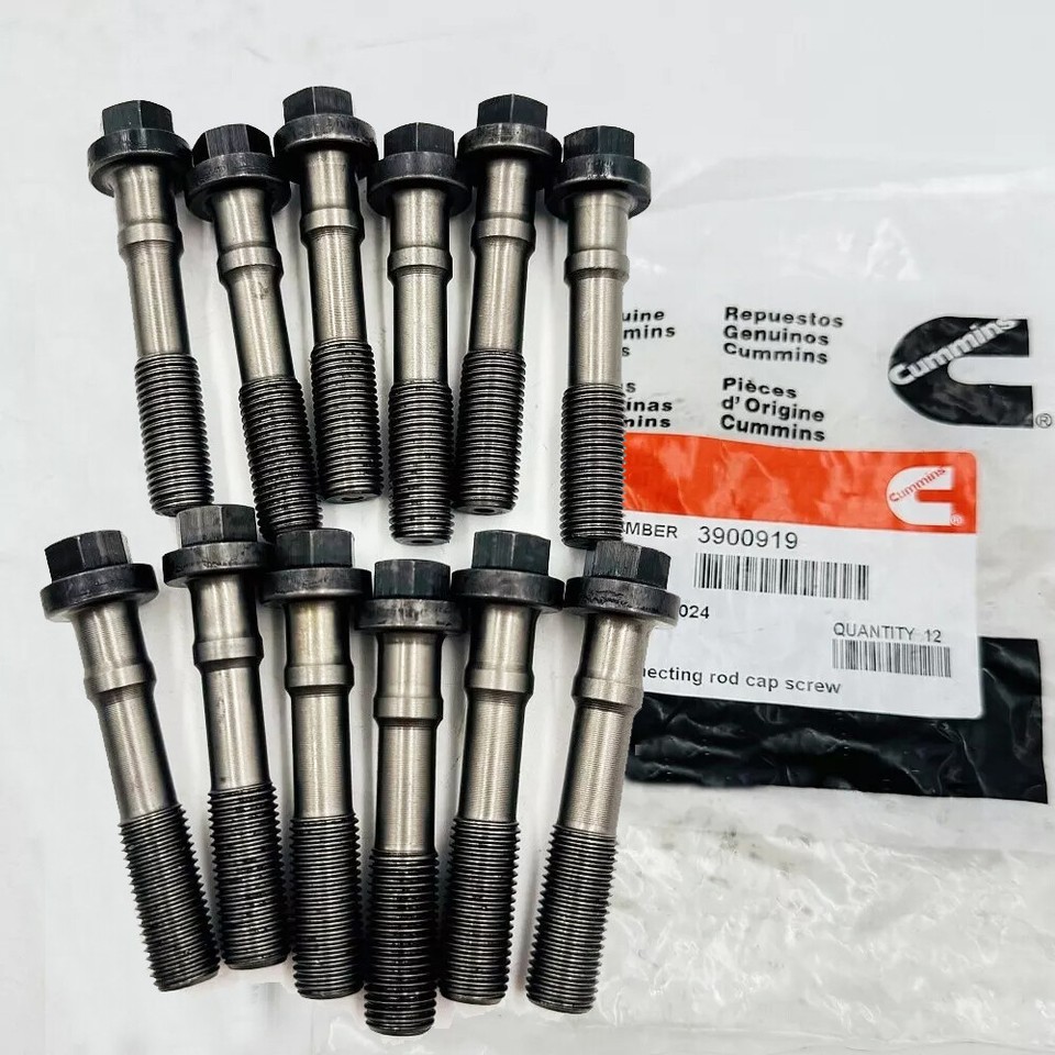 12X Connecting Rod Bolts Fits For 5.9L Cummins 89-02 Dodge Ram 2500 ...