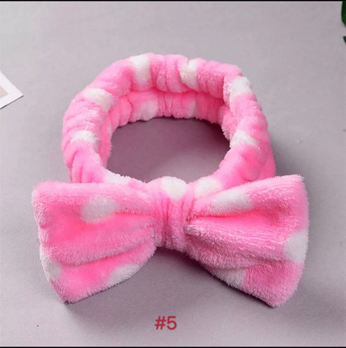 Women Stretch Terry Cloth Spa Facial Makeup Headband Head Wrap Hairband ...