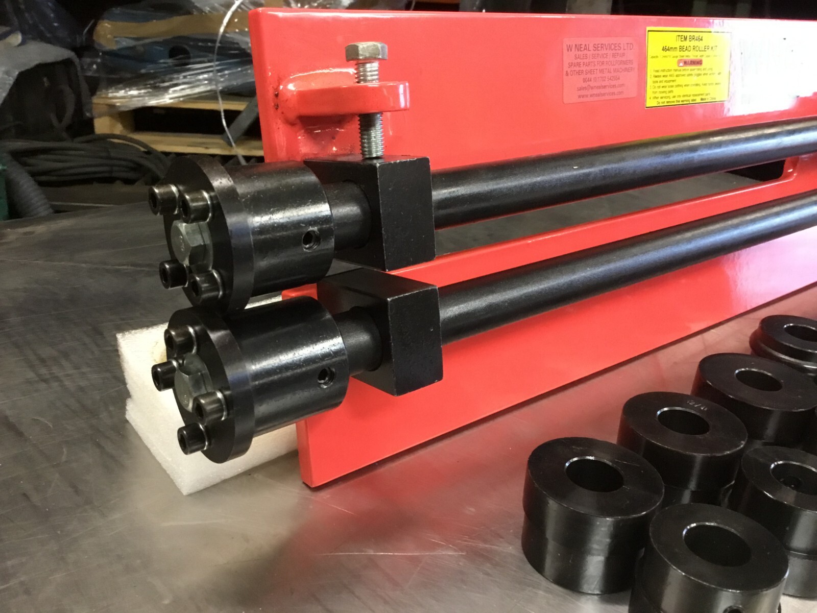 WNS Bead Roller Rolling Machine Swager Bead Former 464mm 18