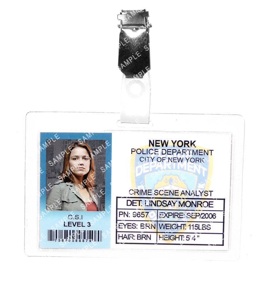 CSI New York Crime Scene Detective Badge Cosplay Prop Costume Gift ...