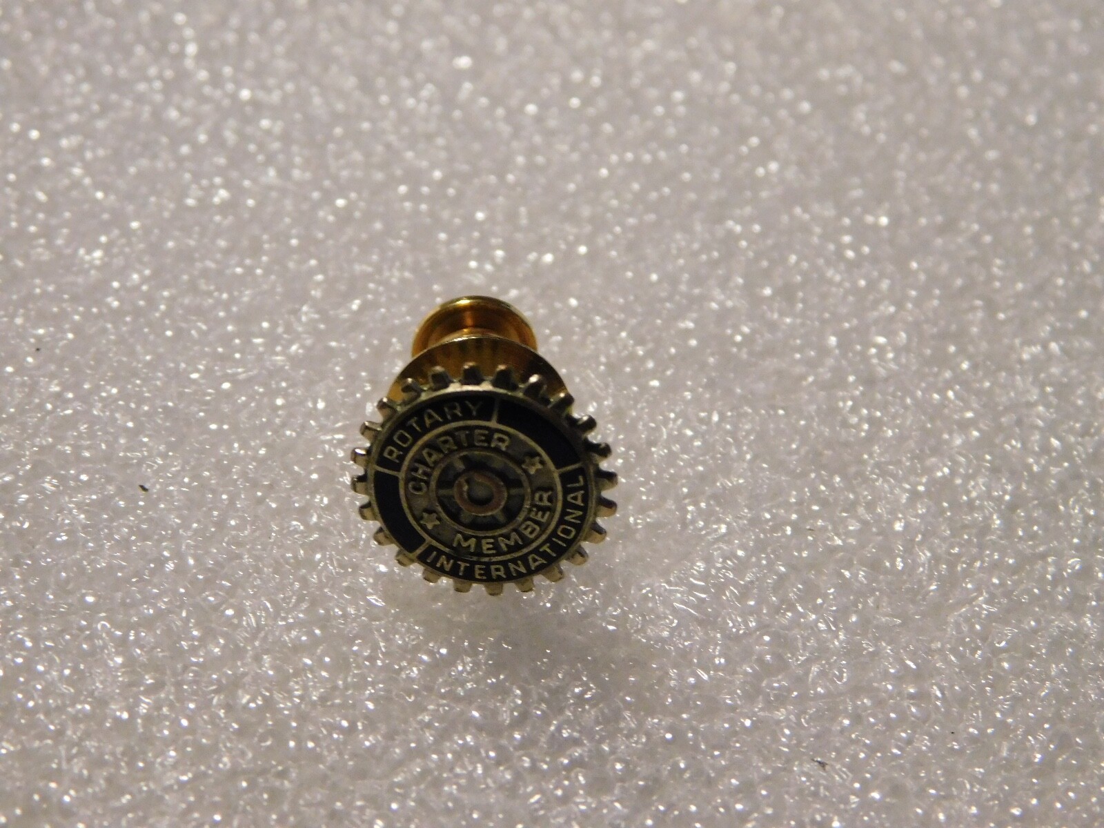 Vintage 1/10 10K Gold Filled Rotary International Charter Member Pin ...
