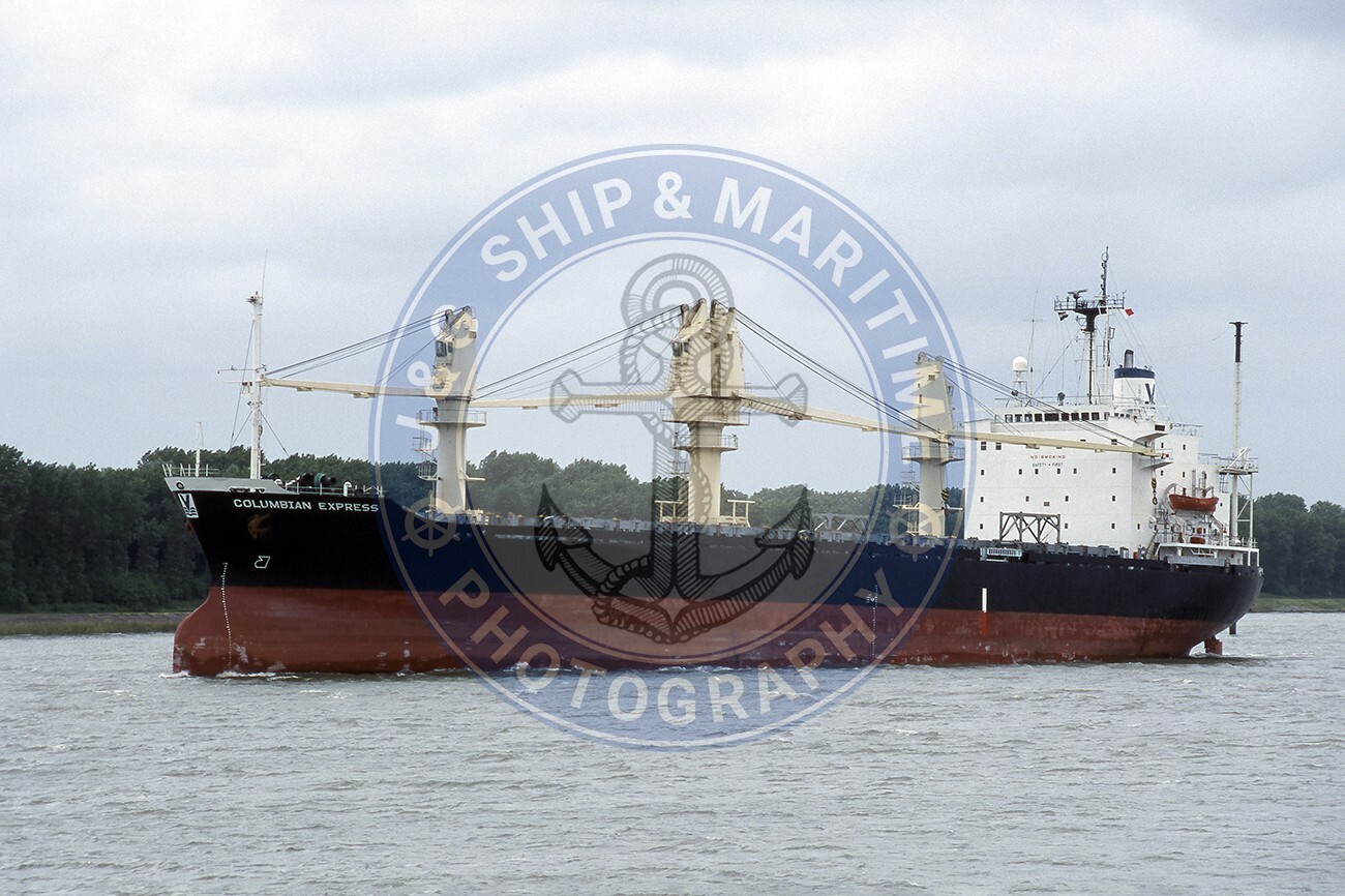 1986 Built General Cargo Ship COLUMBIAN EXPRESS - 6X4 (10X15 ...