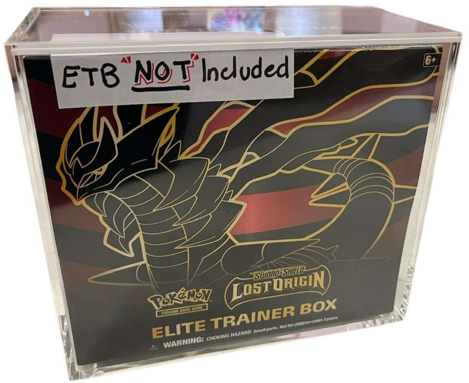 Pro-Safe Acrylic Display Case Pokemon Elite Trainer Box UV Protected ...