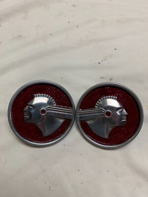 1951-1953 Pontiac Rear Quarter Emblems | Genuine OEM