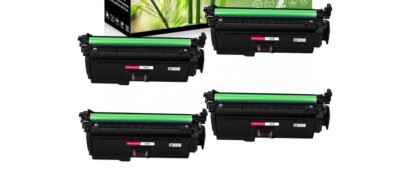 4 x Toner Cartridge Compatible for HP 647A LaserJet CP4520 CP4525N ...