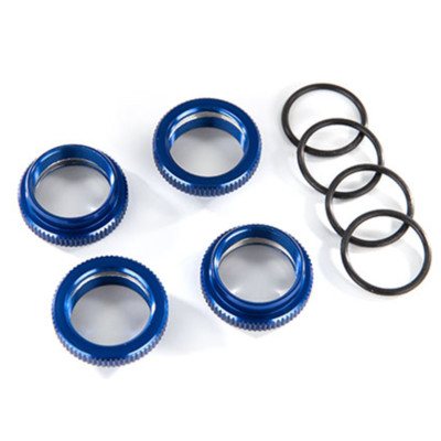 Spring Adjustment Collar w/ O Ring for GT Maxx Shocks, Aluminum (Blue ...