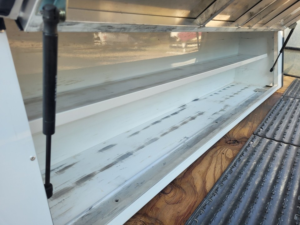 Ford F150 A.R.E Work Truck Topper Camper Shell Cap Ladder Rack LED ...