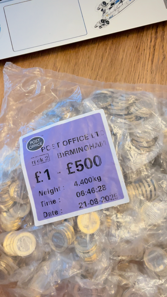 FULL SEALED BAG £1 Pound BEES Coins King Charles 2025 UNCIRCULATED LOW ...