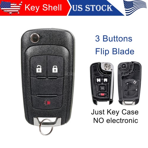 For 2015 2016 2017 2018 Chevrolet Trax Spark Remote Flip Key Fob Case ...