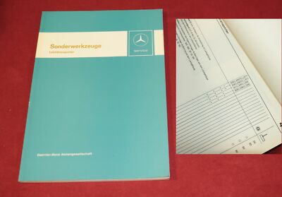 Spezialwerkzeuge Mercedes Leichttransporter L 206, 306, 207, 307 ...