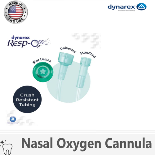 BOX OF 5 (FIVE) 4FT Adult Flexible Tip Soft Nasal Oxygen Cannulas Clear ...
