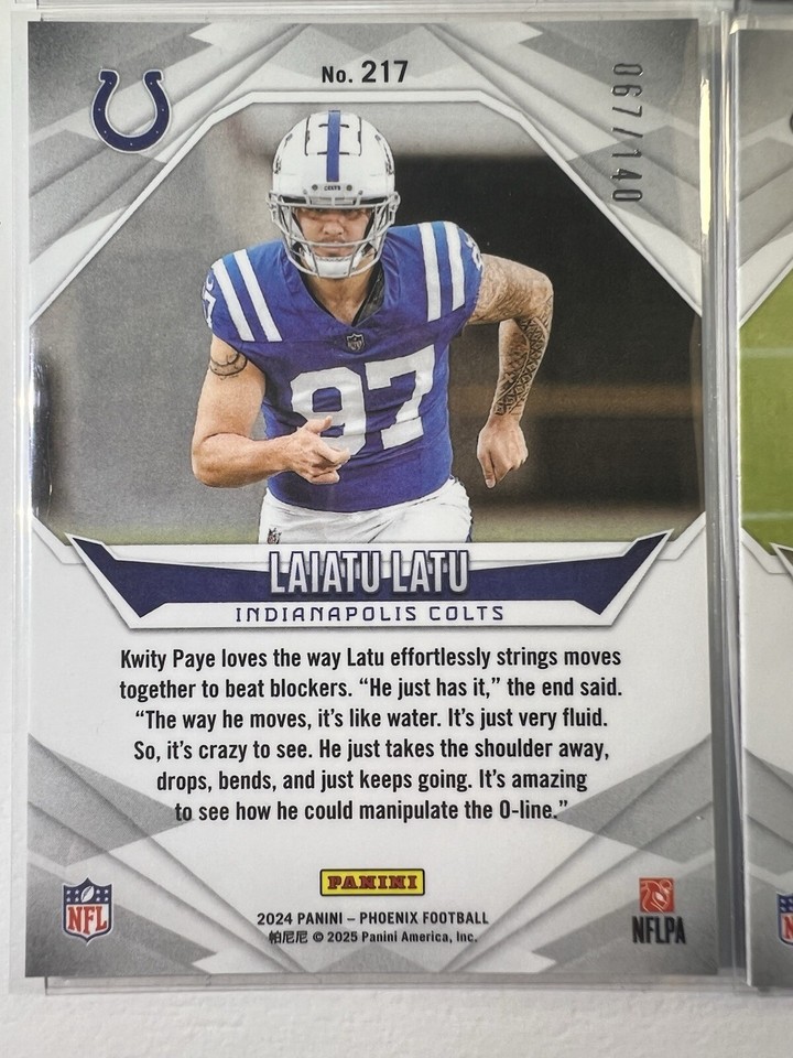 2024 Panini Phoenix - 9 Card Lot - Purple Fade + 2 Numbered | eBay