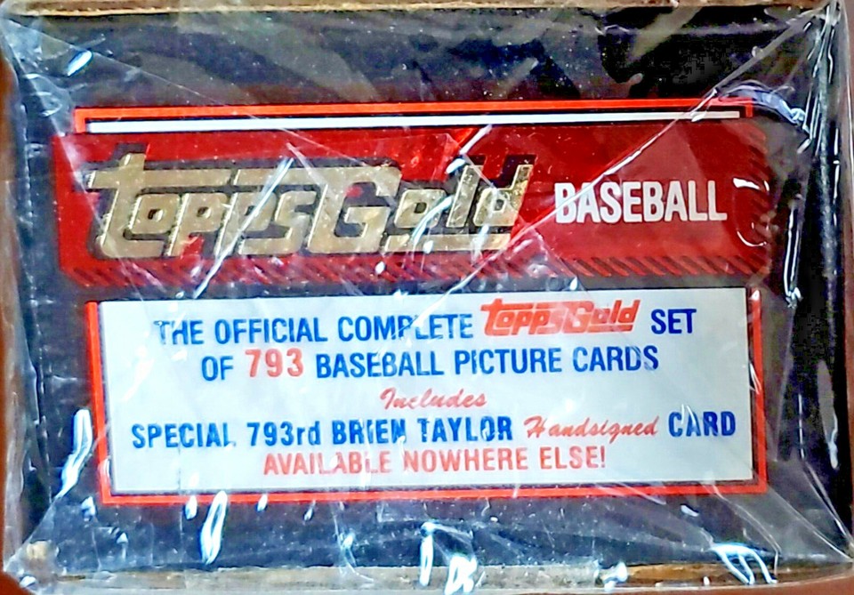 1992 TOPPS GOLD BASEBALL COMPLETE FACTORY SEALED SET + BRIEN TAYLOR ...