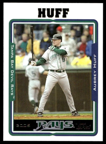 2005 Topps #95 Aubrey Huff Tampa Bay Devil Rays | eBay