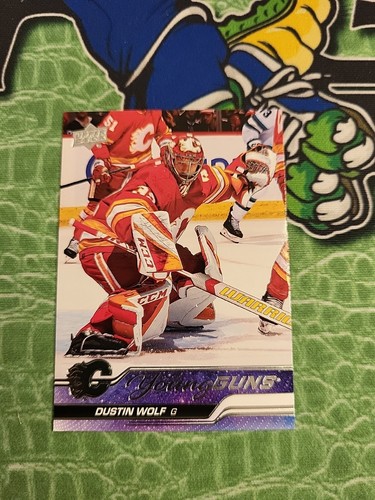2023-24 Upper Deck Series 1 Dustin Wolf Young Guns | eBay