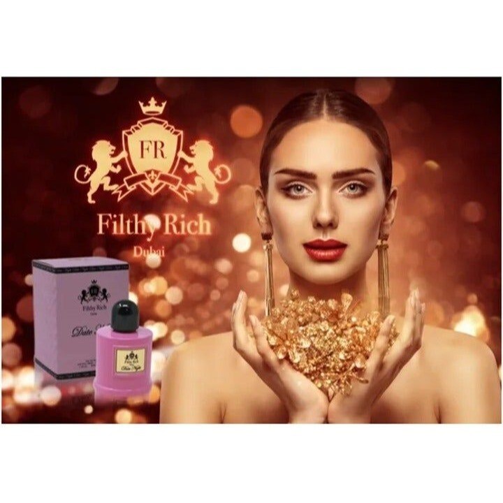 NEW SEALED Filthy Rich Dubai "Date Night" Eau de Parfum 3.4oz Perfume ...