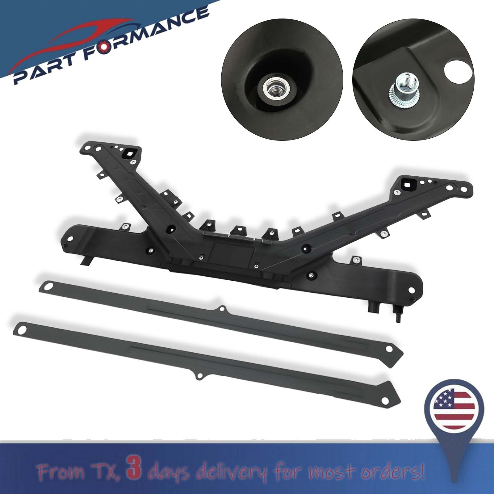 New Front Radiator Support Bumper Frame Carrier Core for 2017-2022 ...