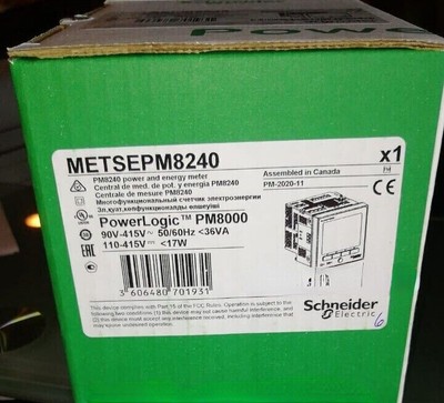1PC Schneider Electric METSEPM8240 Power Logic PM8240 Power Meter ...