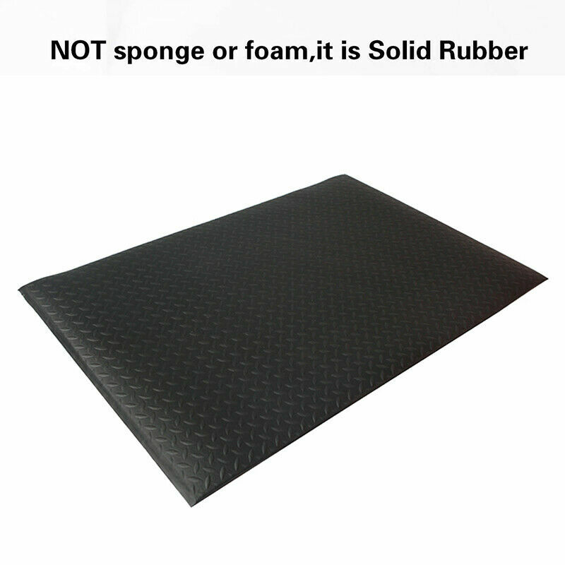 EXTRA THICK DIAMOND CHECKER - PLATE RUBBER GARAGE FLOORING MATTING ...