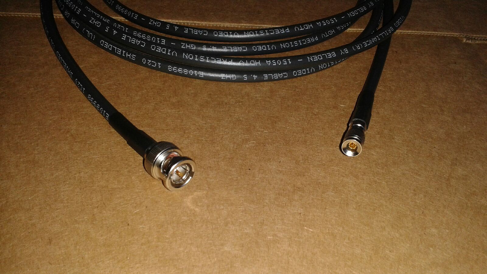 Belden 1505A HD-SDI RG-59 Video Cable 6 GHZ Din 1.0/2.3 to BNC Male 6ft ...