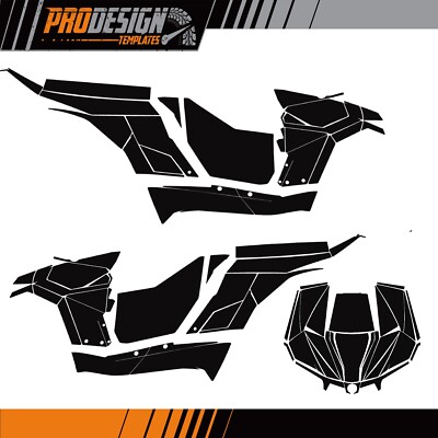 CAN AM MAVERICK XXC XC XRS DPS 1000R Gen UTV Vector kit Template ...