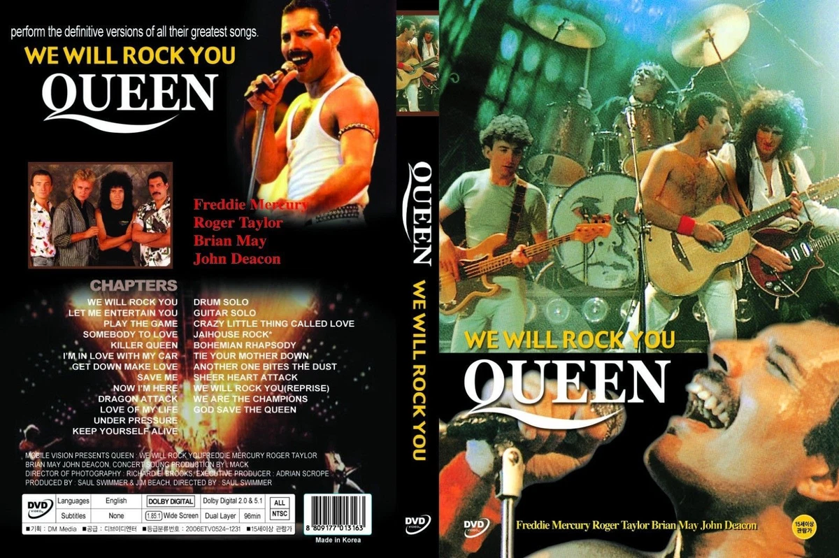 Queen We Will Rock You Dvd